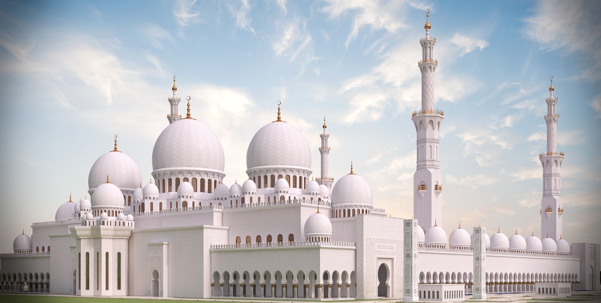 Sheik Zayed Mosque 3D Model - TurboSquid 2308149