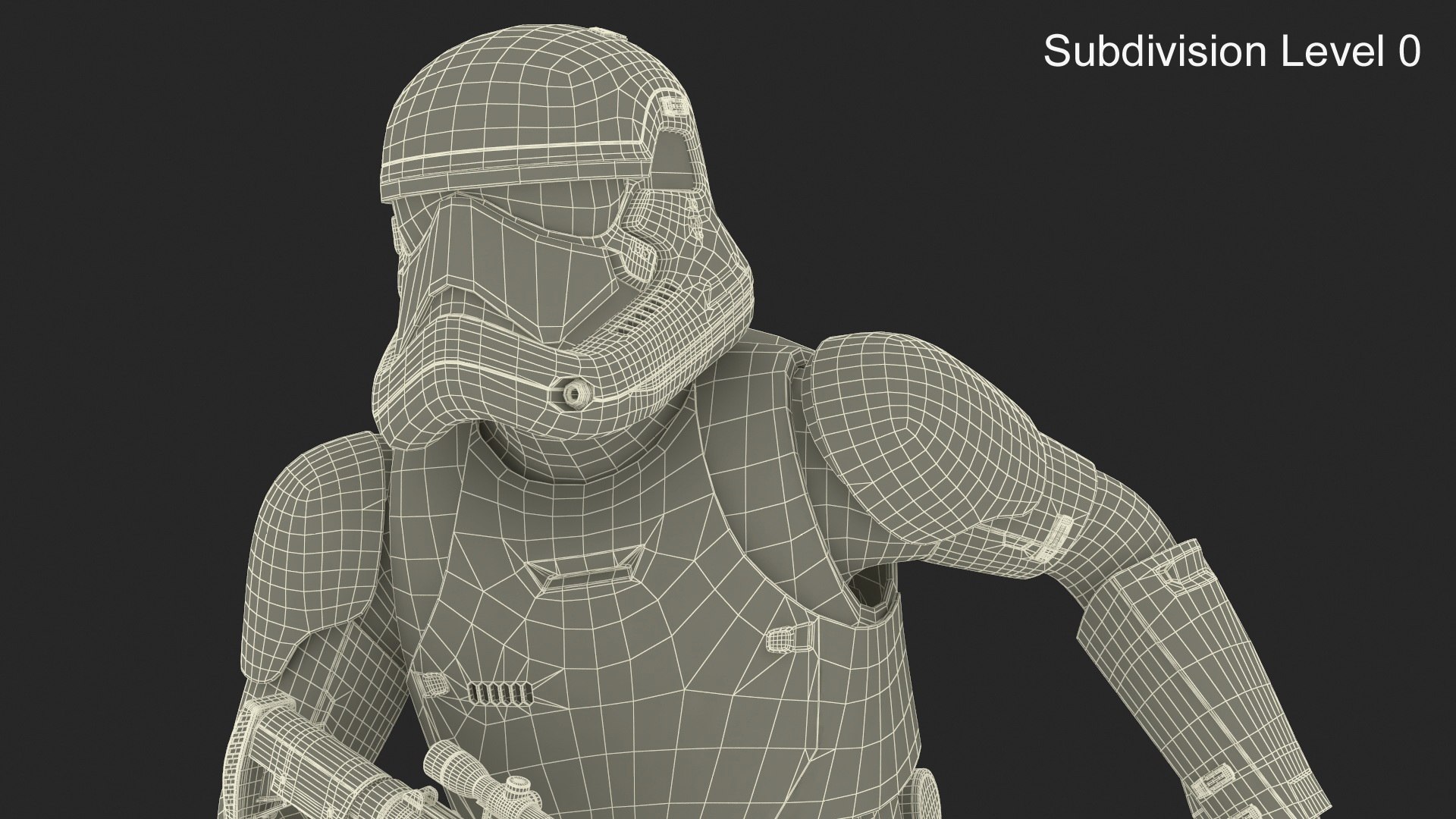 First Order Stormtrooper With Blaster Running 3D Model - TurboSquid 2366128