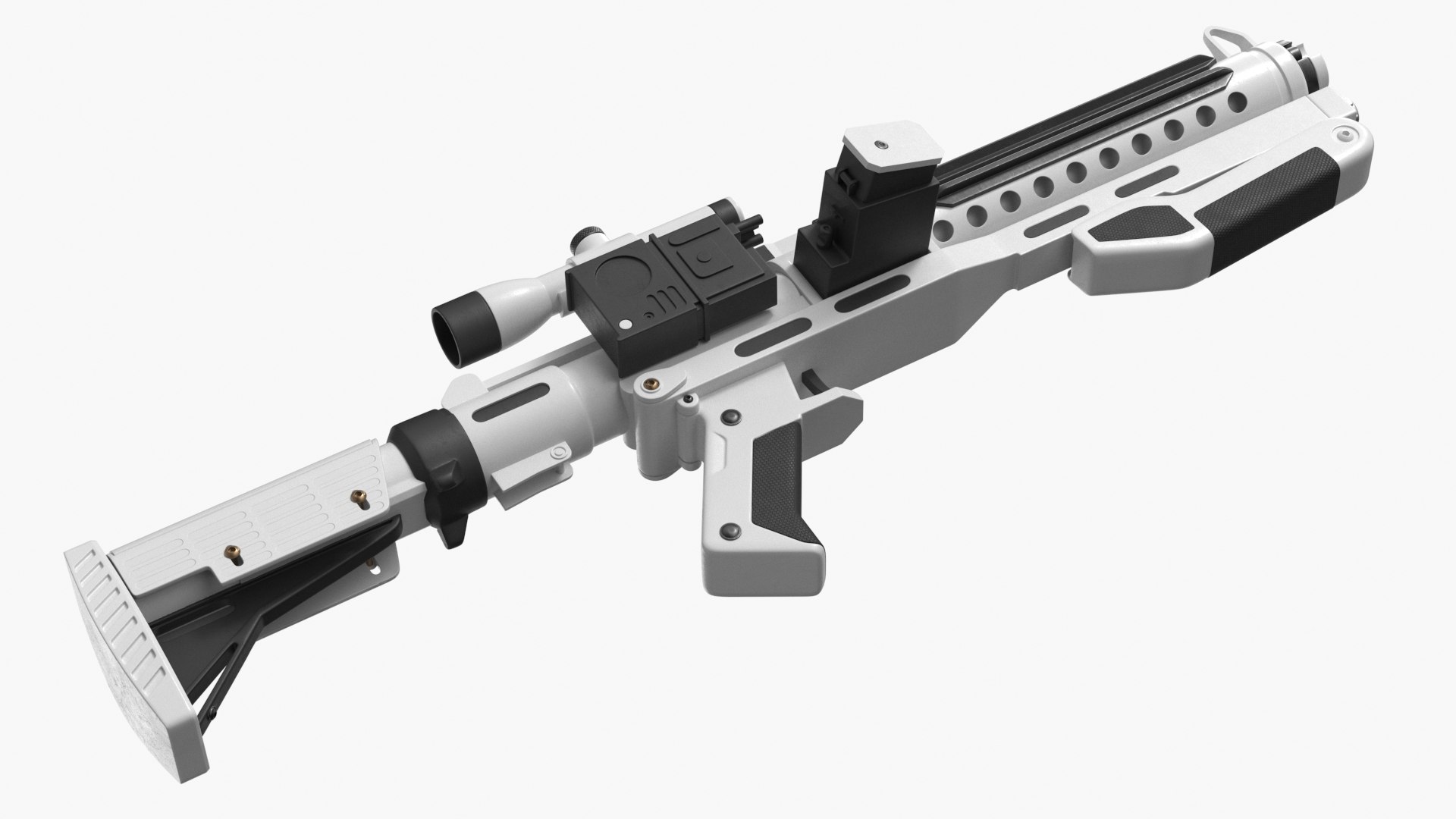 First Order Stormtrooper With Blaster Running 3D Model - TurboSquid 2366128