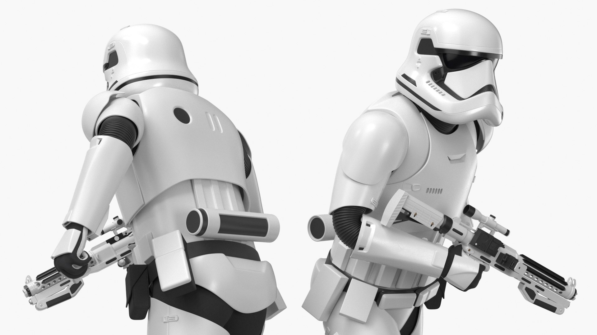 First Order Stormtrooper With Blaster Running 3D Model - TurboSquid 2366128