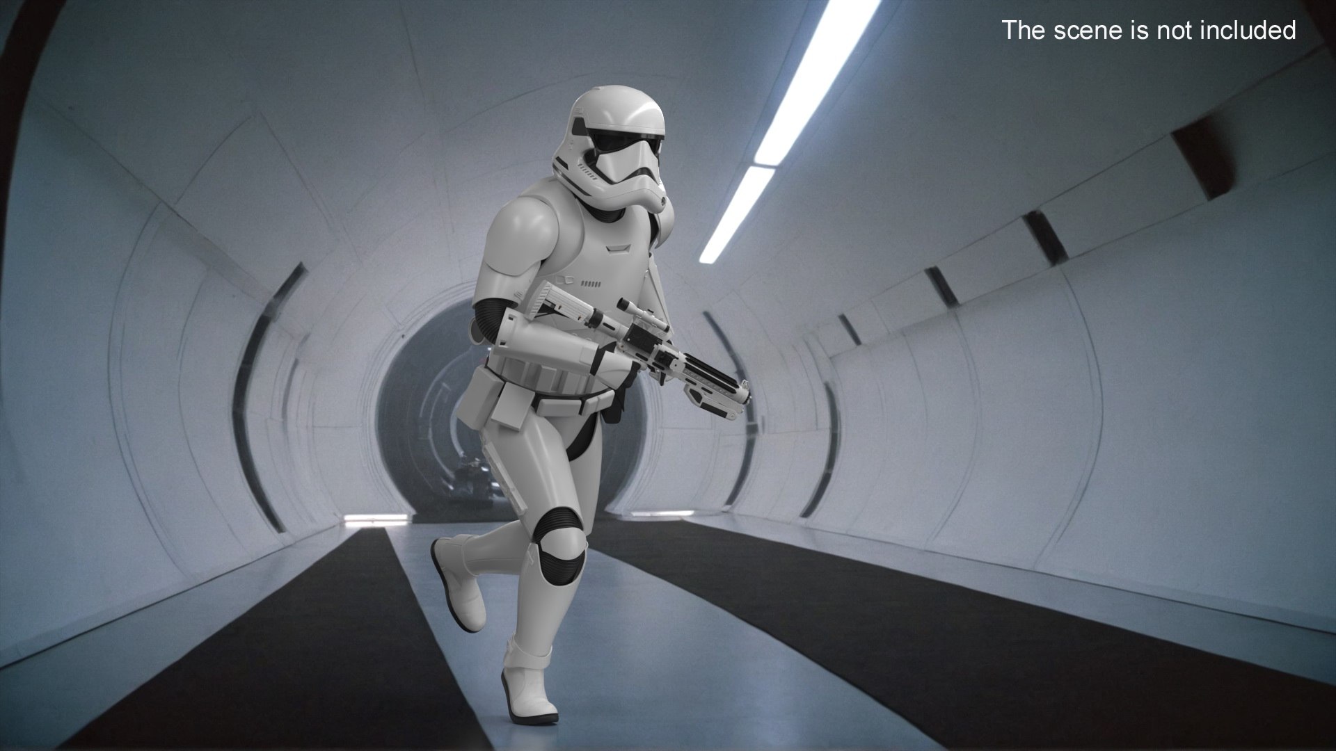 First Order Stormtrooper With Blaster Running 3D Model - TurboSquid 2366128