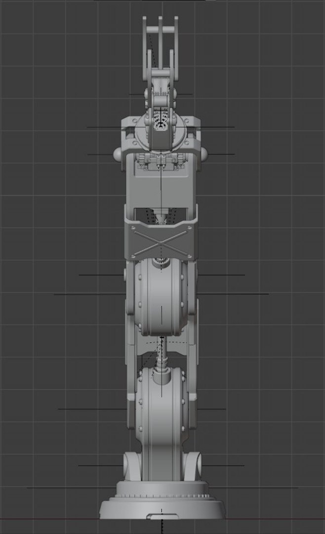 Robot Turret 3D Model - TurboSquid 1682601