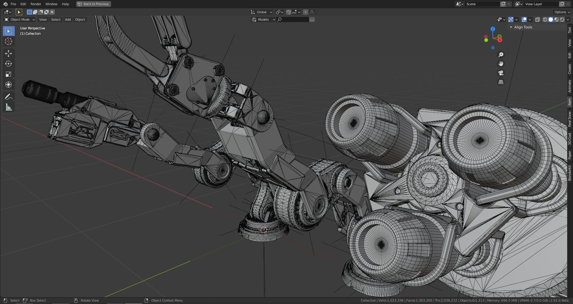 Robot Turret 3D Model - TurboSquid 1682601