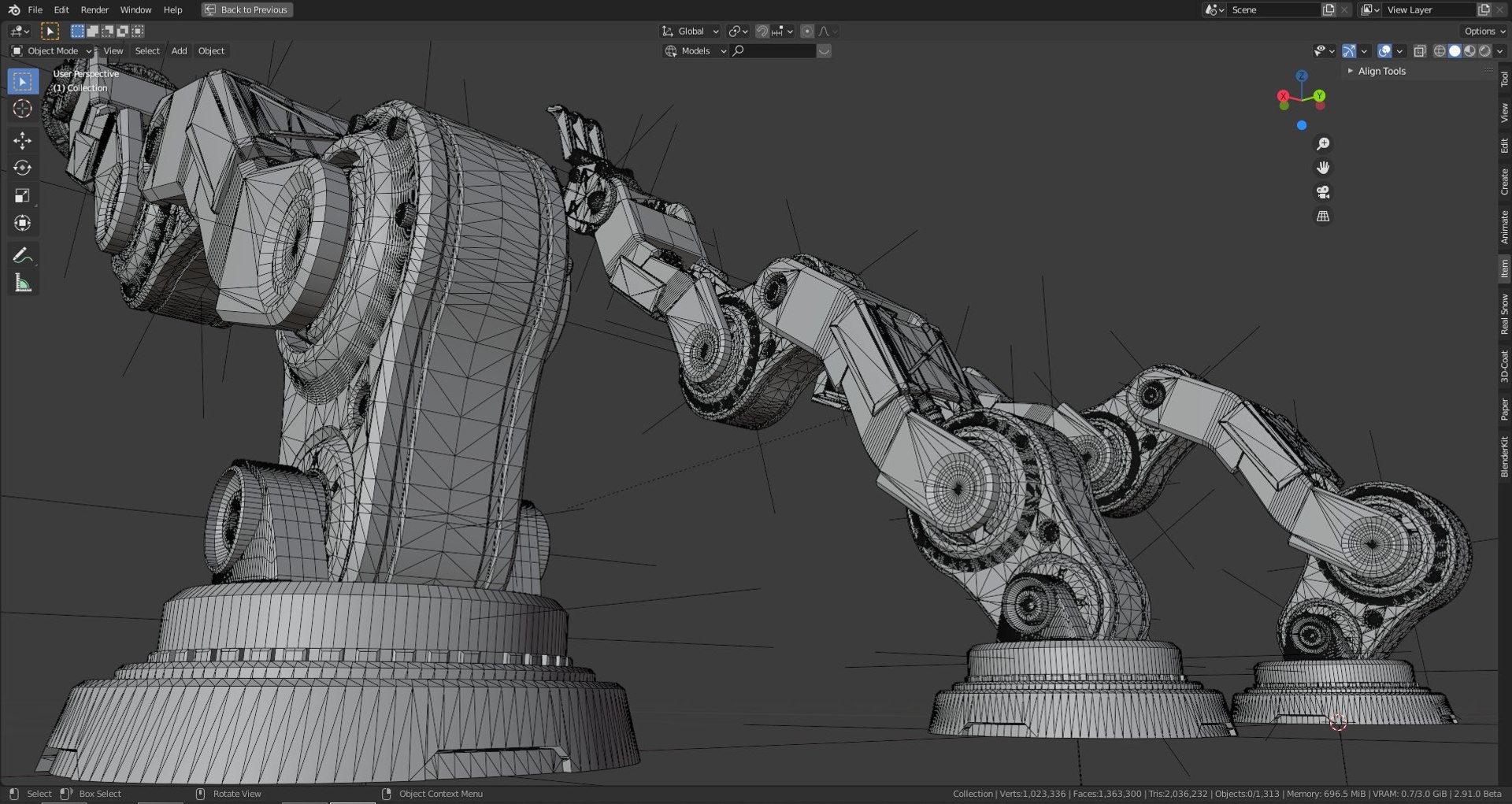 Robot Turret 3D Model - TurboSquid 1682601