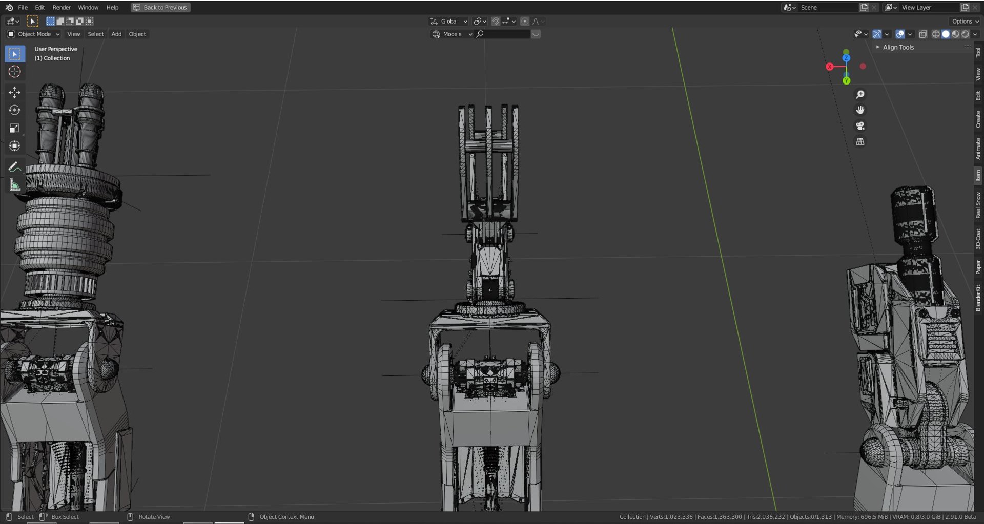 Robot Turret 3D Model - TurboSquid 1682601