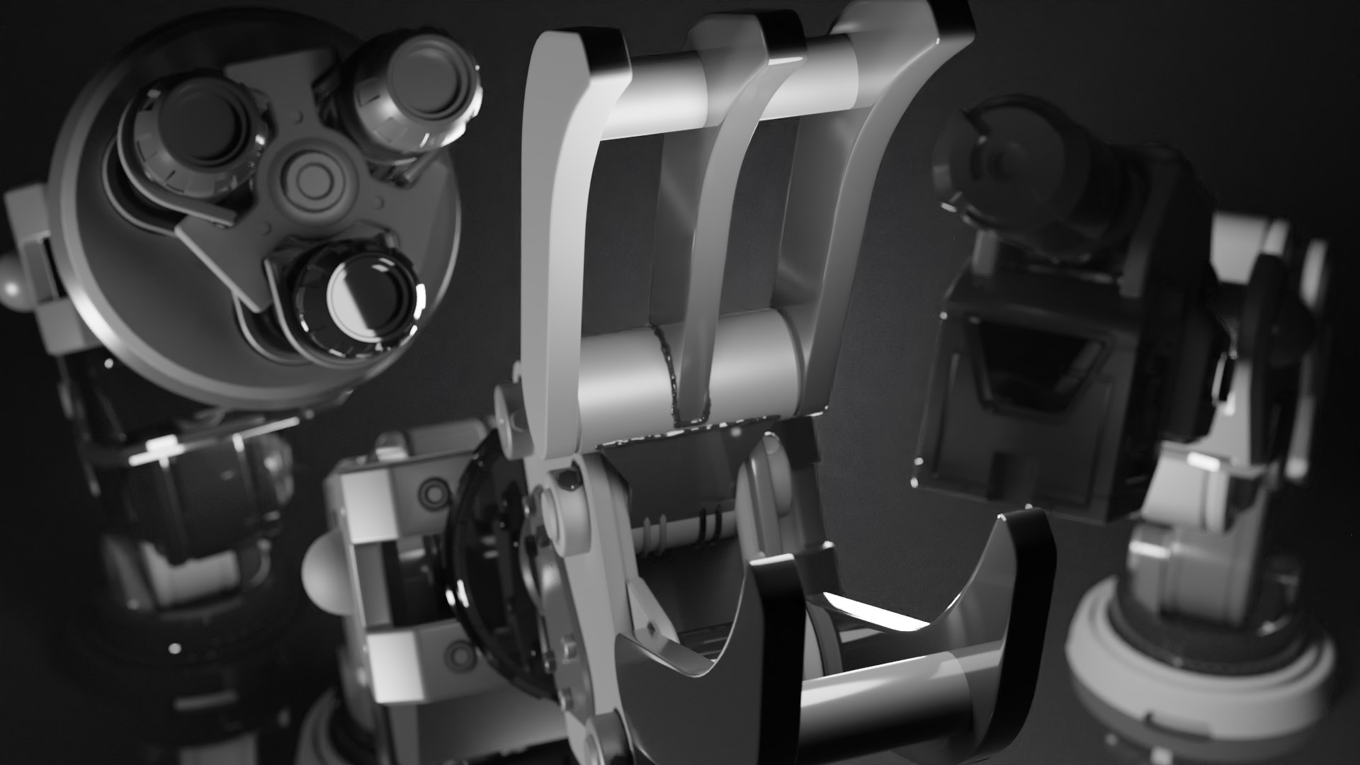 Robot Turret 3D Model - TurboSquid 1682601