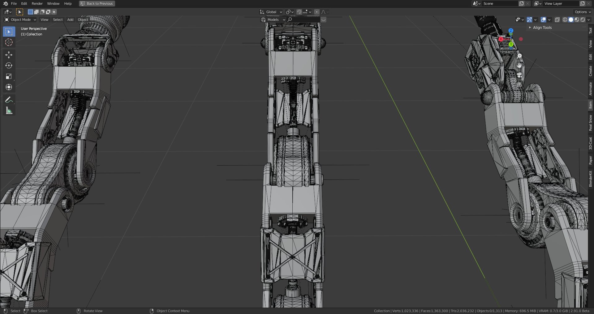 Robot Turret 3D Model - TurboSquid 1682601