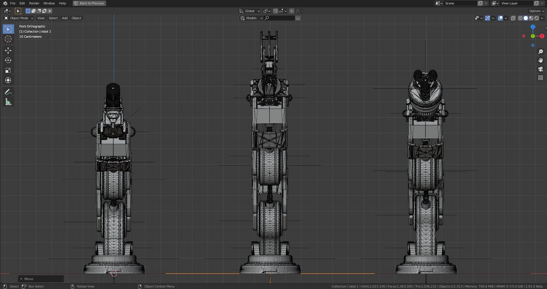 Robot Turret 3D Model - TurboSquid 1682601