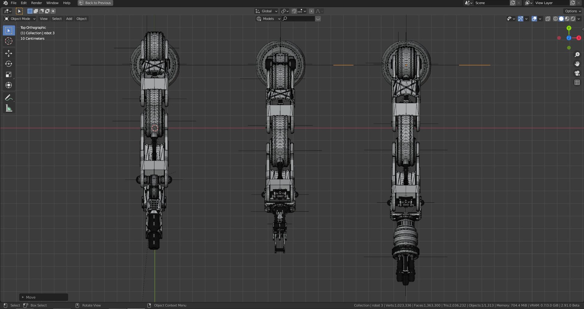 Robot Turret 3D Model - TurboSquid 1682601