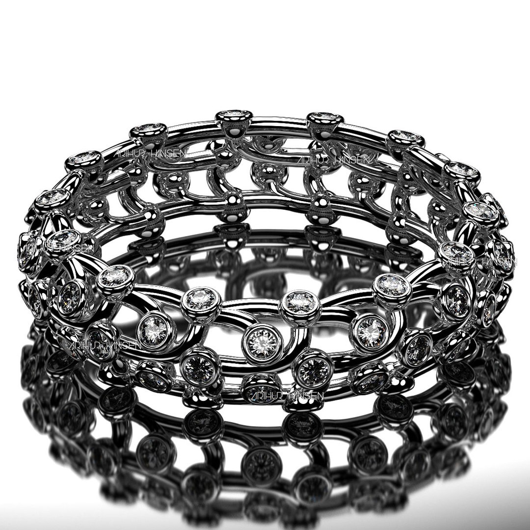 3D Wire Band Model - TurboSquid 1415521