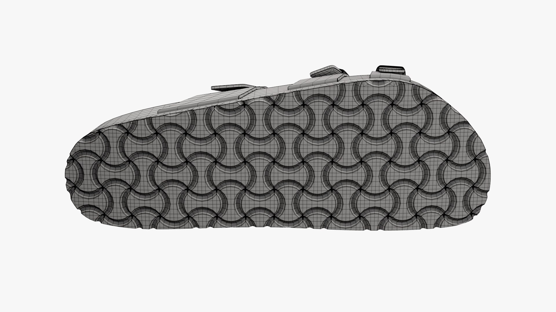 Birkenstock Franca Vegan Khaki Textile 3D Model - TurboSquid 2157527