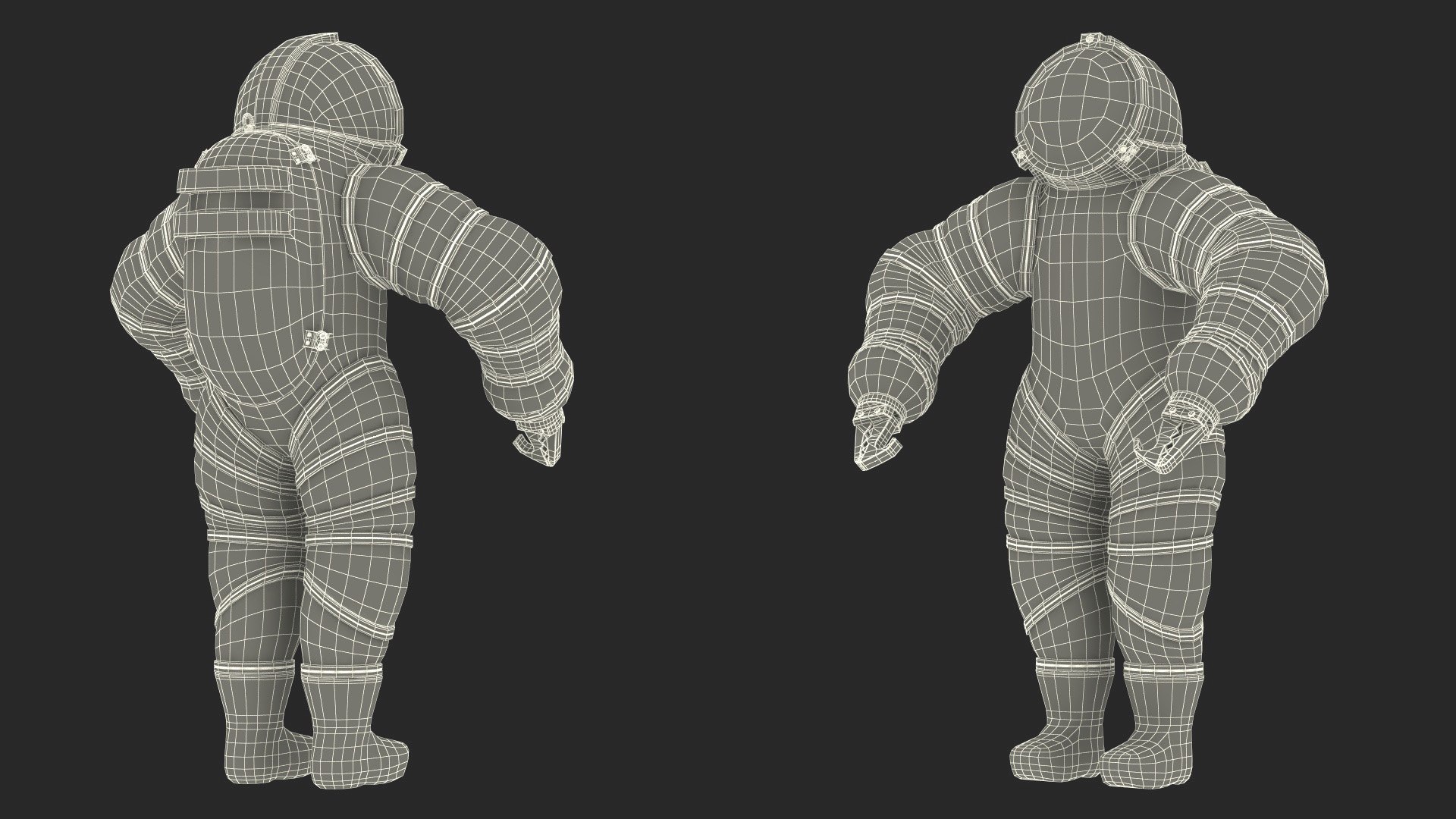 Deep Sea Diving Suit Rigged 3D Model - TurboSquid 2248696