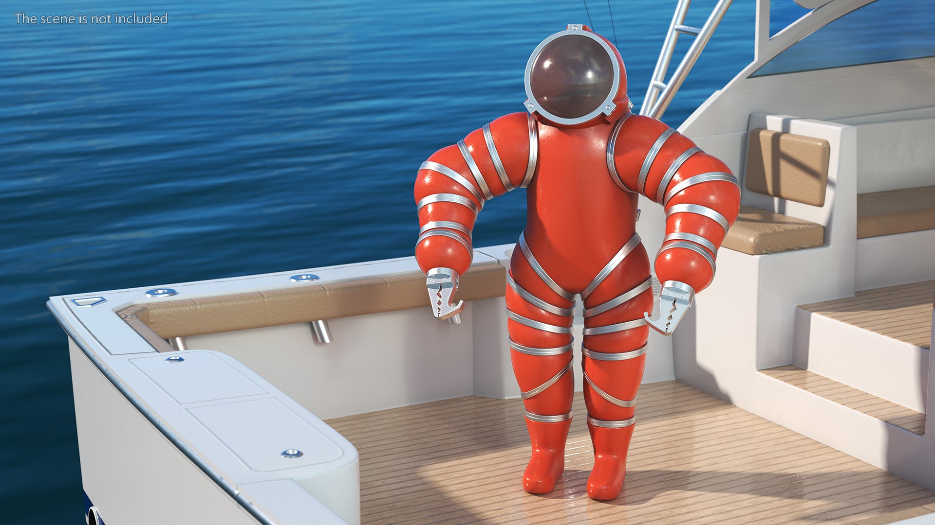 Deep Sea Diving Suit Rigged 3D Model - TurboSquid 2248696