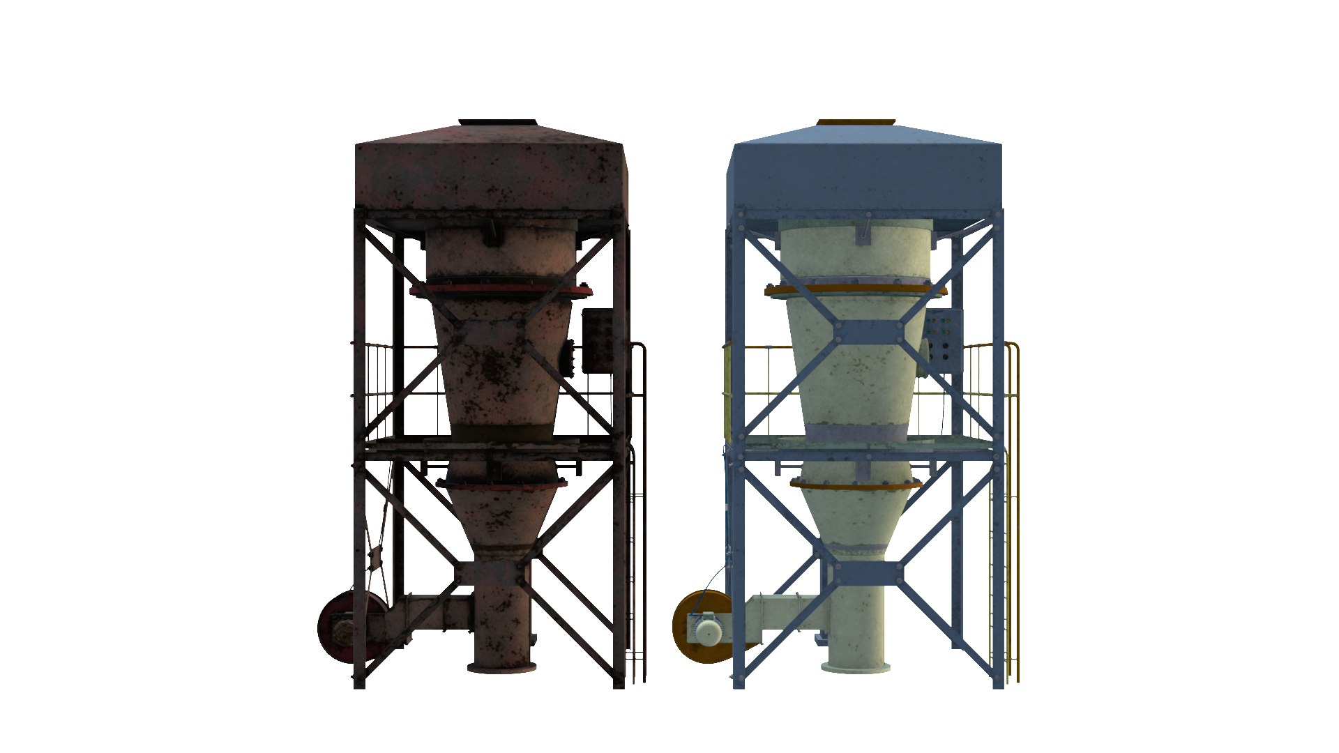 3D Model Semi Automatic Compostable Granules Bag Packing Machine ...