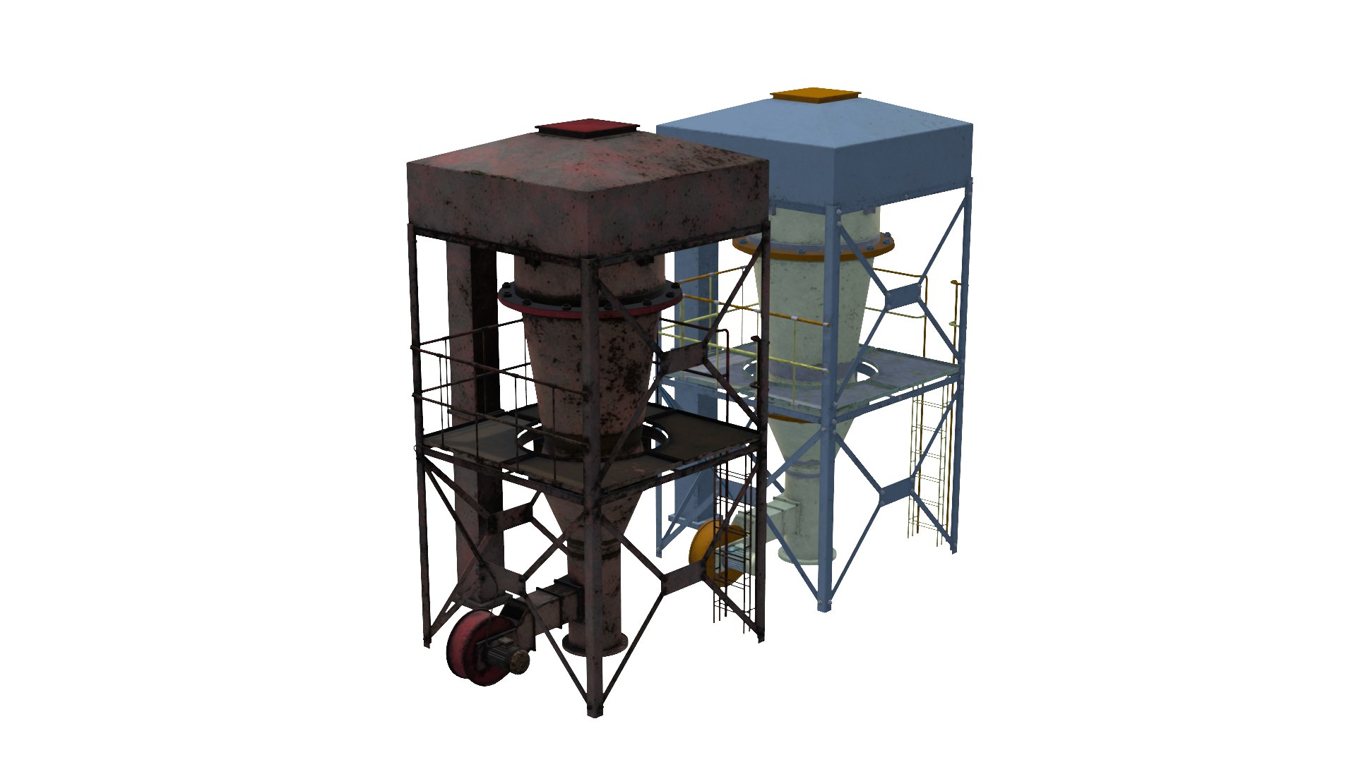 3D Model Semi Automatic Compostable Granules Bag Packing Machine ...