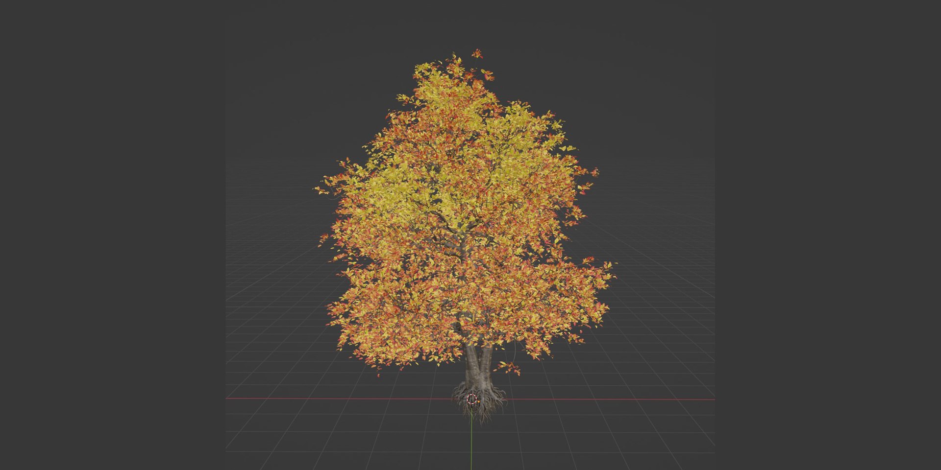 3D Natural Tree For Landscape Vol 215-Blender-3dmodel Model ...