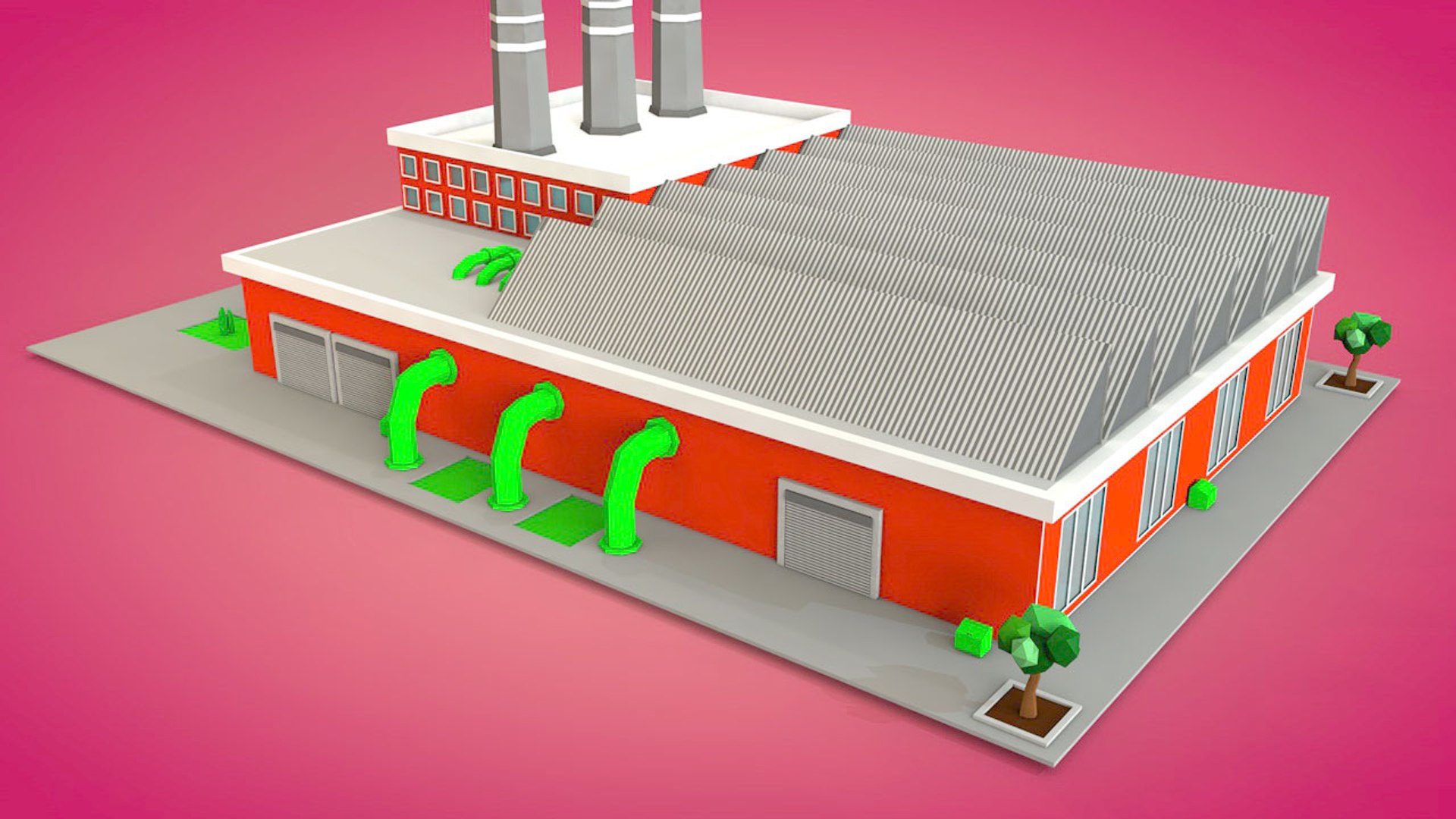 Factory Model - TurboSquid 1462517