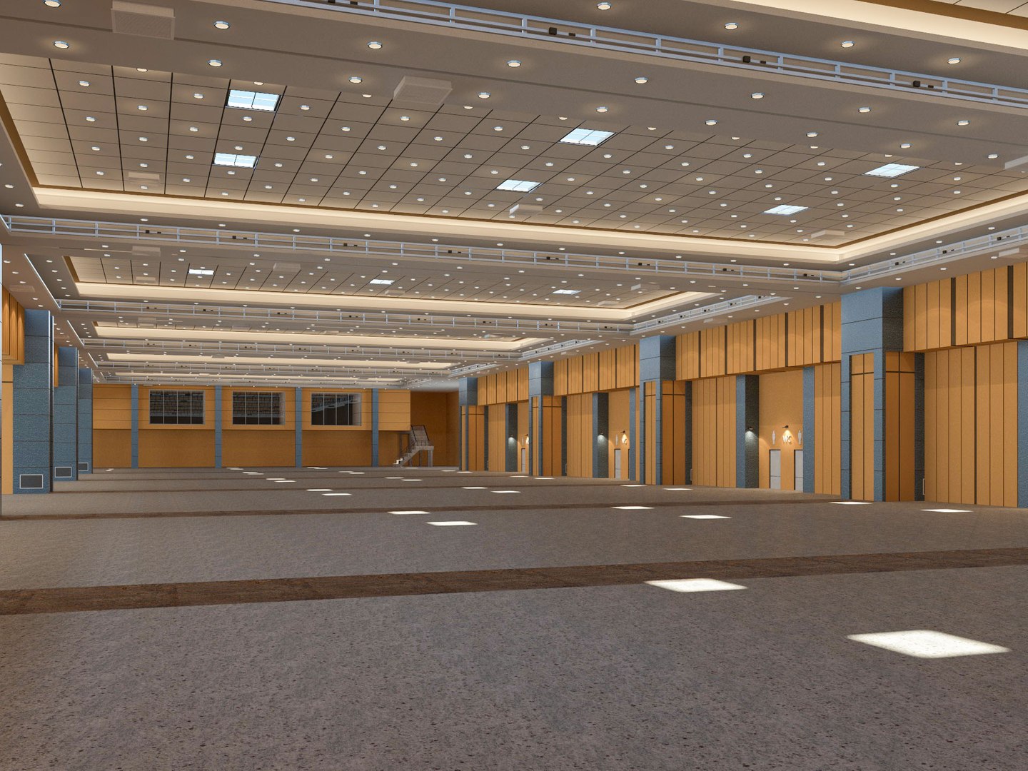 Center modeled exhibition hall 3D - TurboSquid 1573721