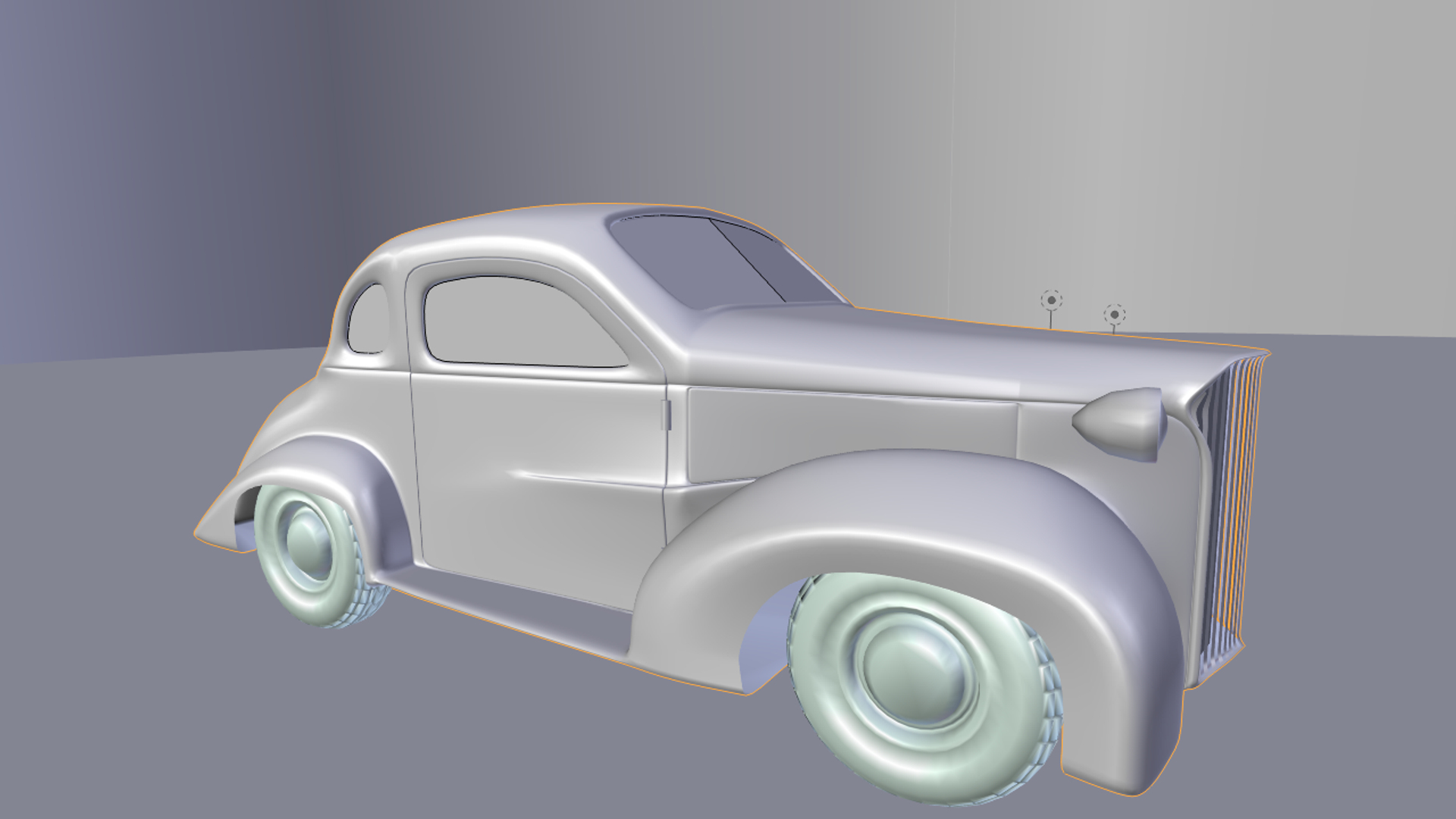 free obj mode old car