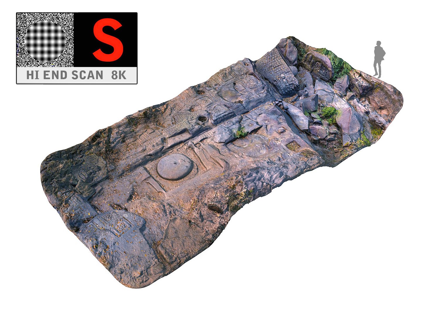3d model ancient riverbed