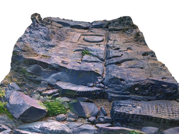 3d model ancient riverbed