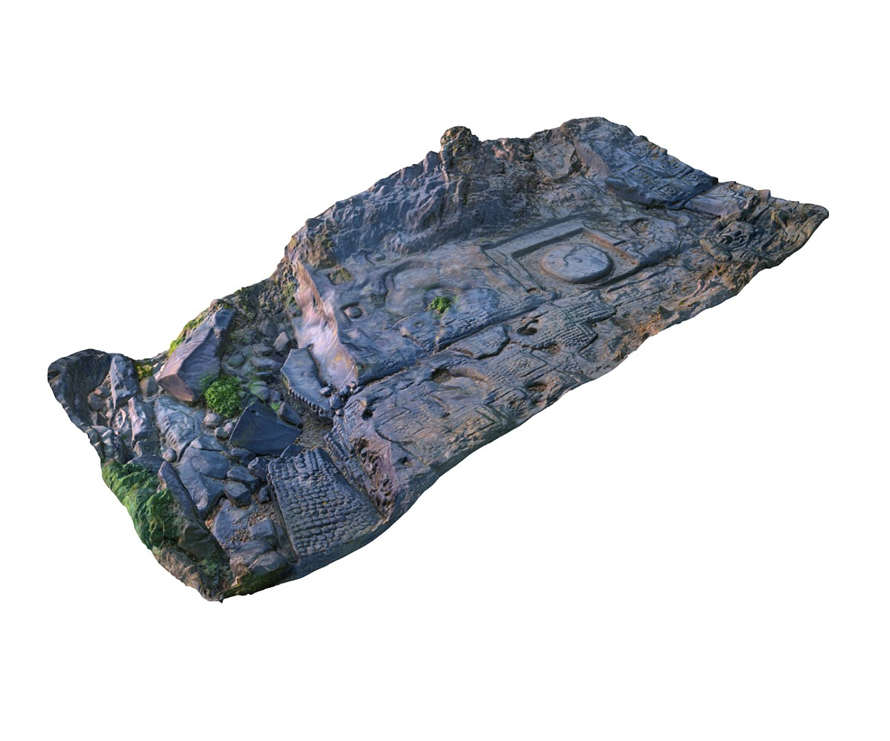 3d model ancient riverbed