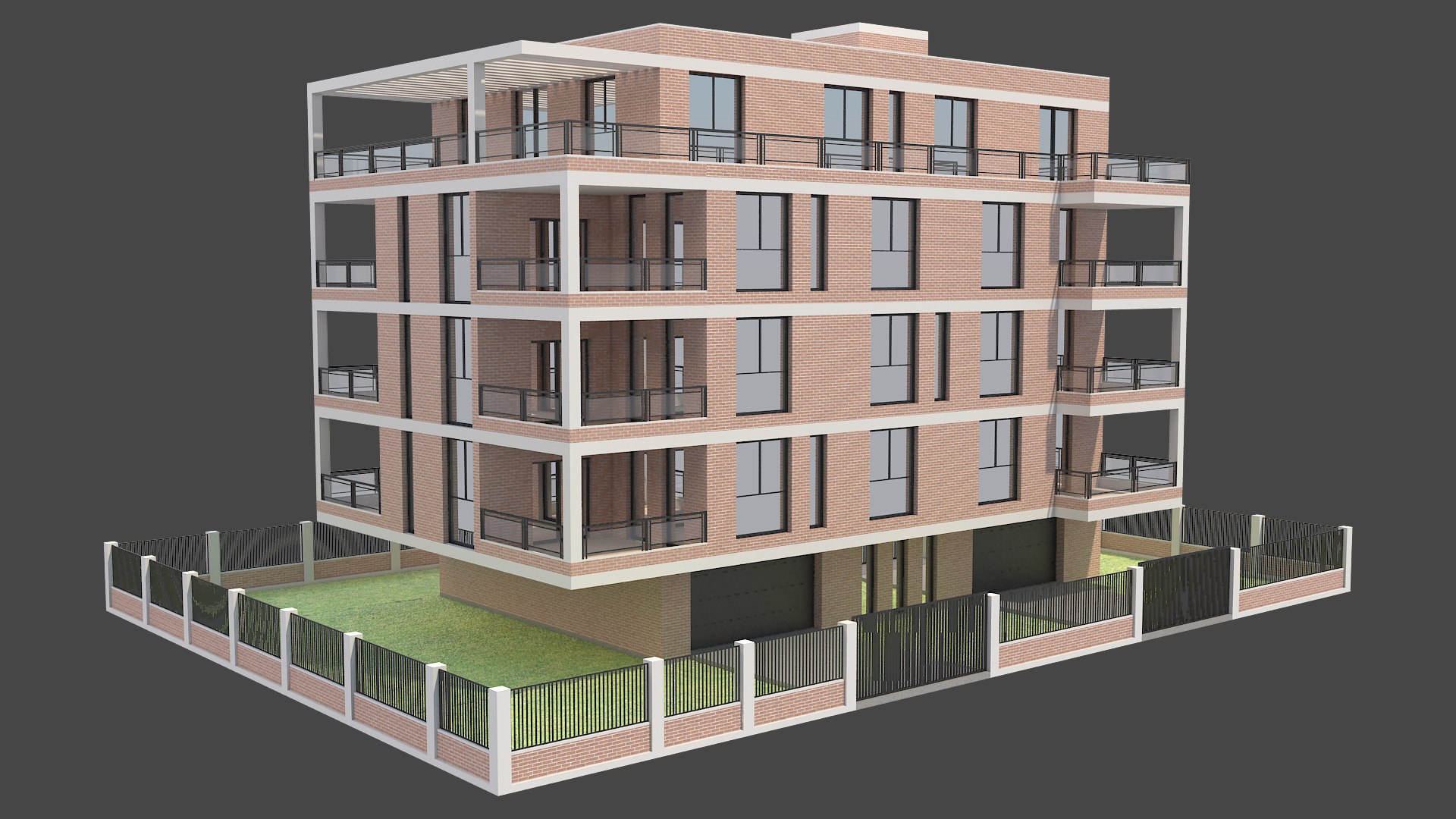 Brick House25 Model - TurboSquid 2516021