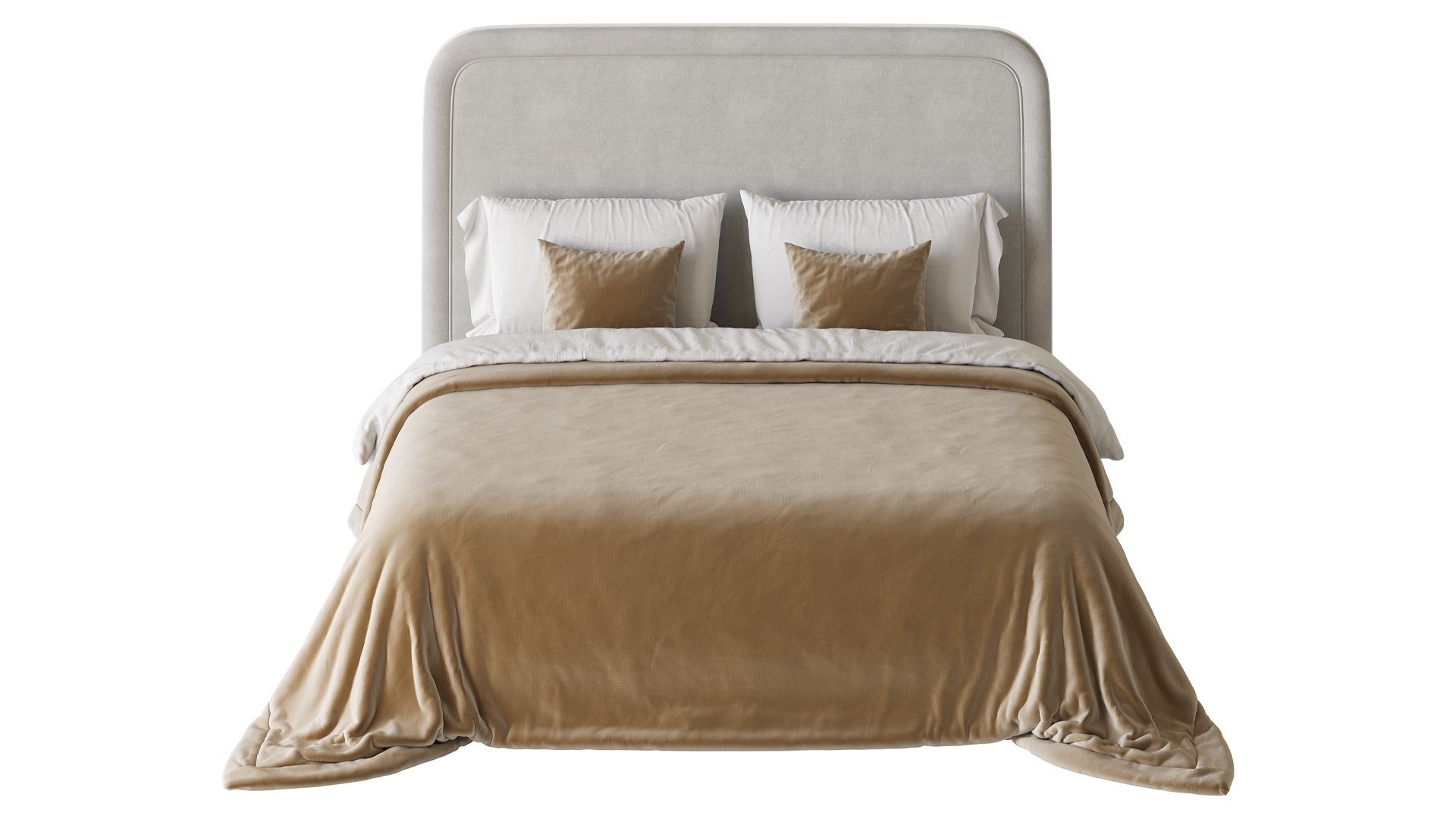 Lucas Bed 3D Model - TurboSquid 2195278