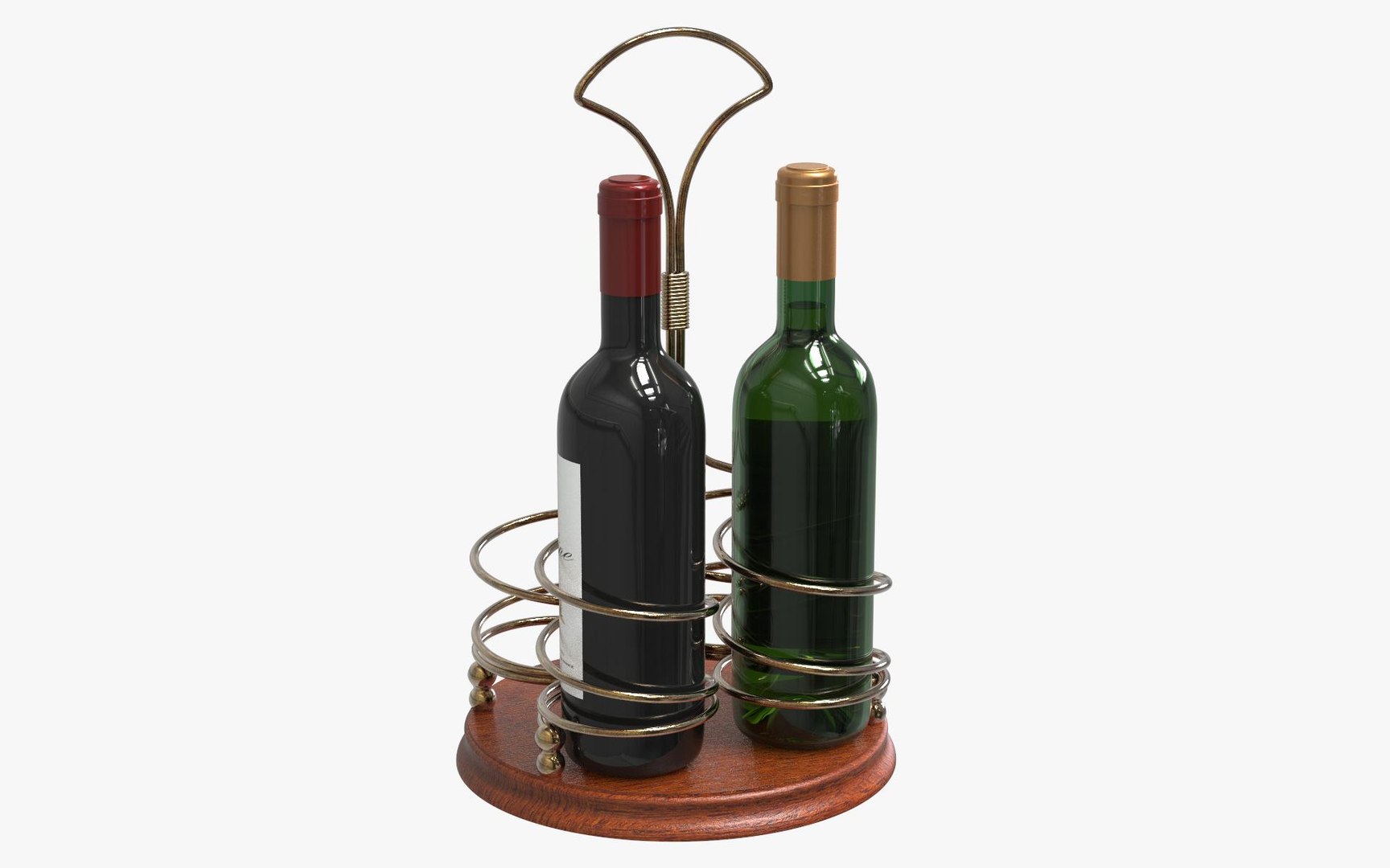 3D Bottle Holder - TurboSquid 1682267