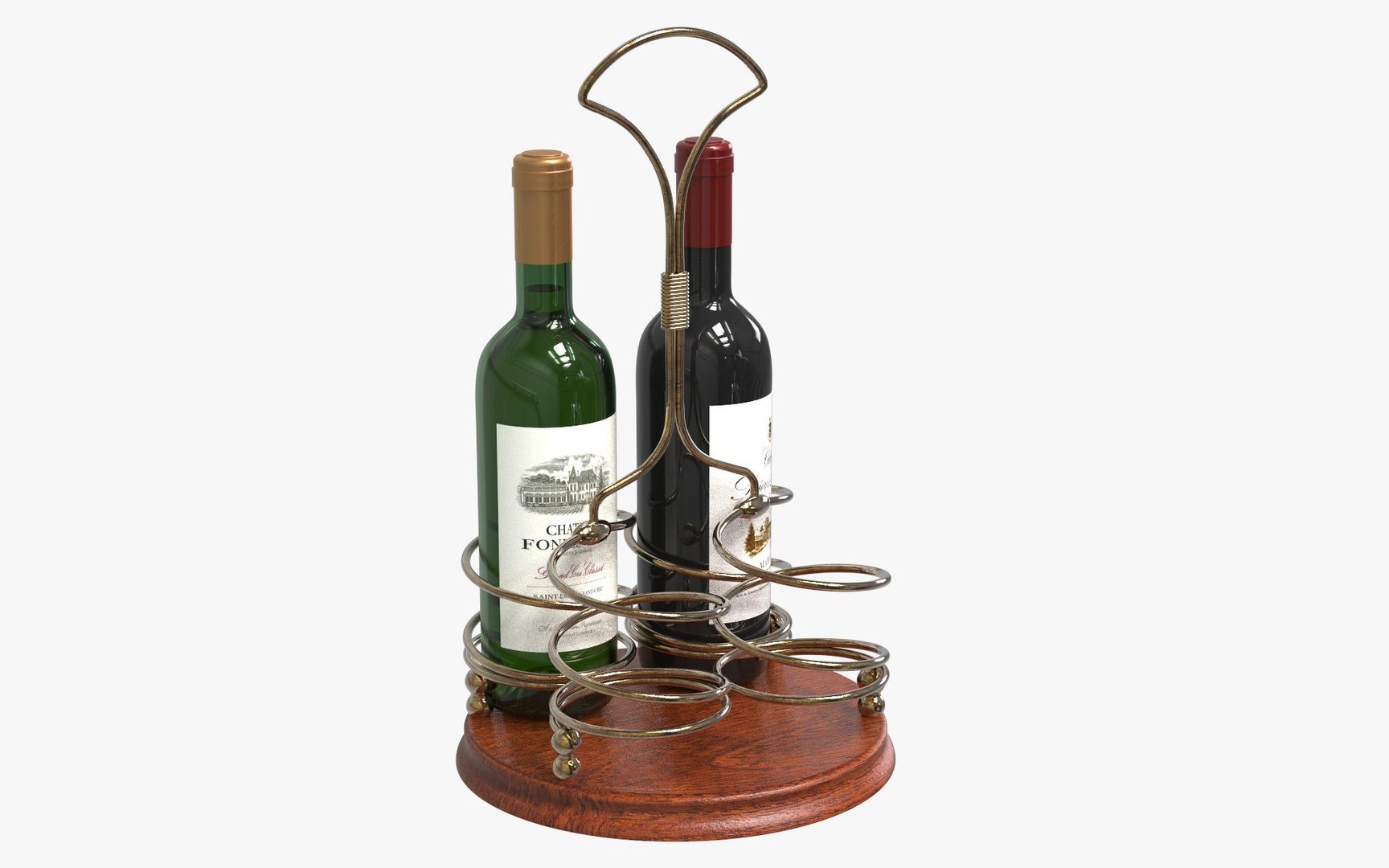 3D Bottle Holder - TurboSquid 1682267