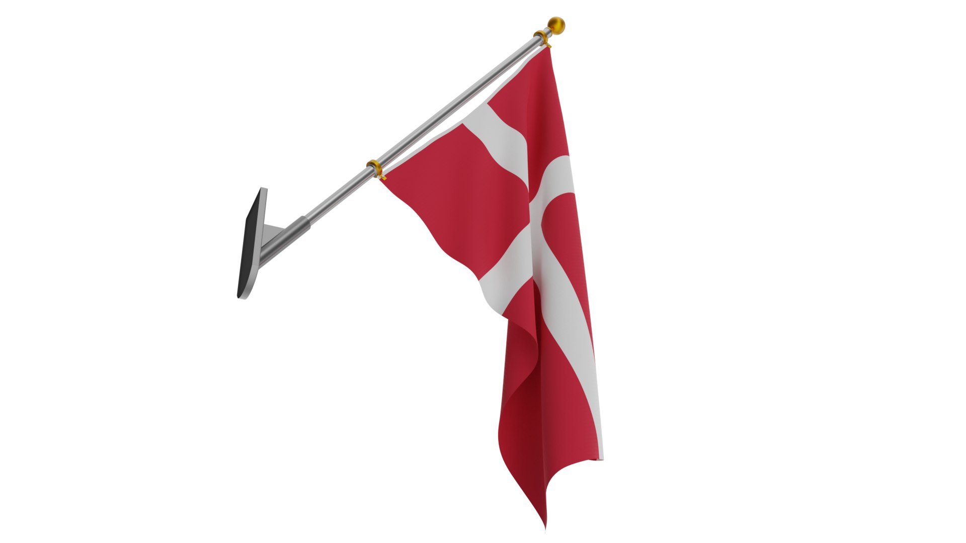 Danish Flags 3D - TurboSquid 2205231