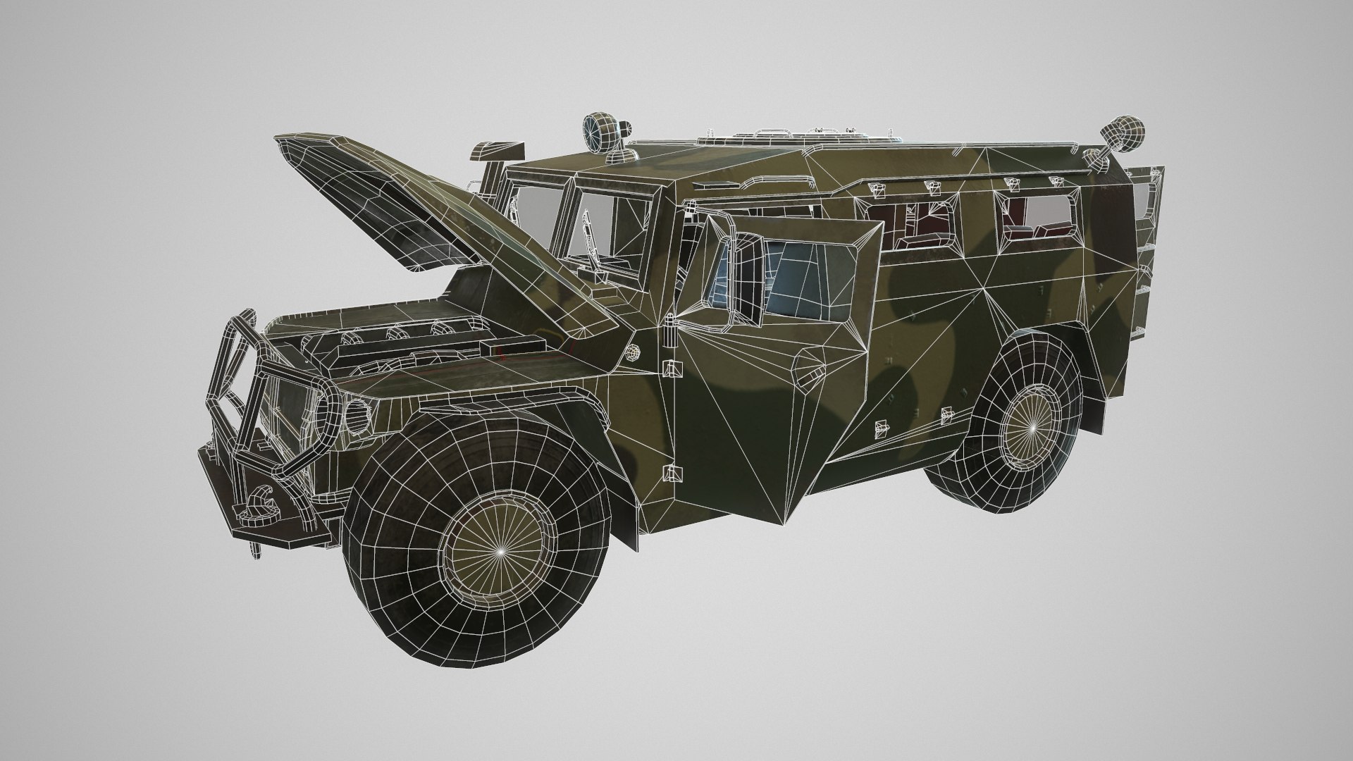 3d Model Ready Gaz Tiger