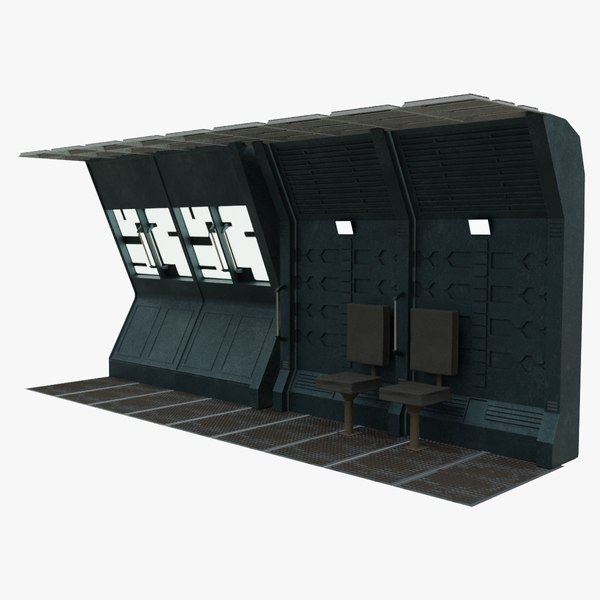 Sci-fi interior modules model - TurboSquid 1806196