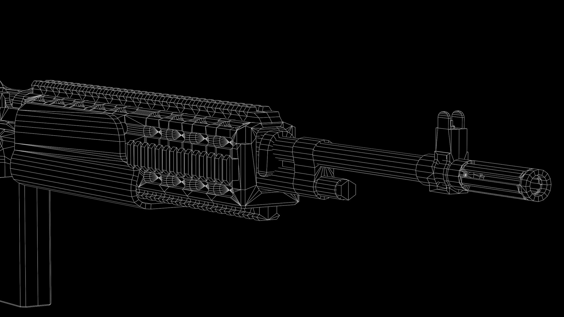 M39 EMR FN Marksman Rifle - Triple A - PBR Game Ready Model ...
