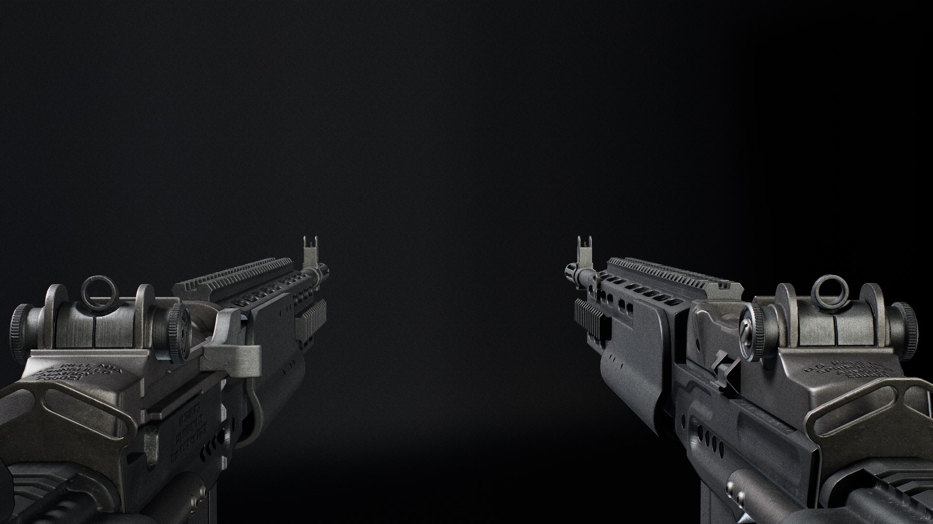 M39 EMR FN Marksman Rifle - Triple A - PBR Game Ready Model ...