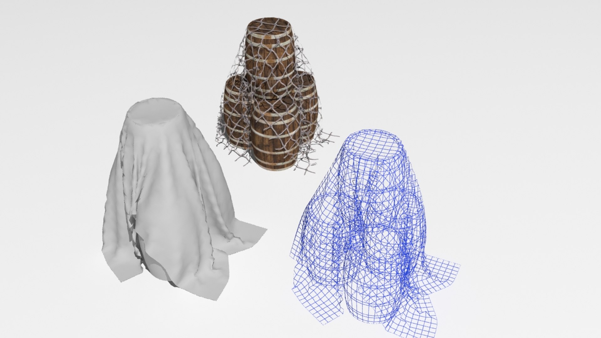 Fish Net 3D Model - TurboSquid 1371302