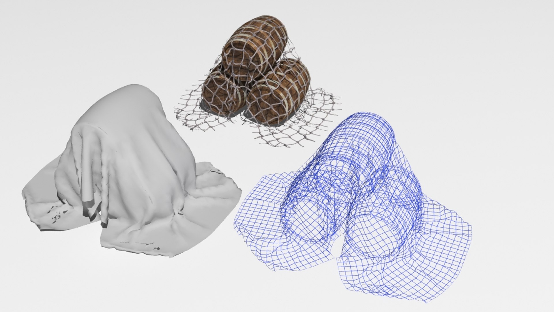 Fish Net 3D Model - TurboSquid 1371302