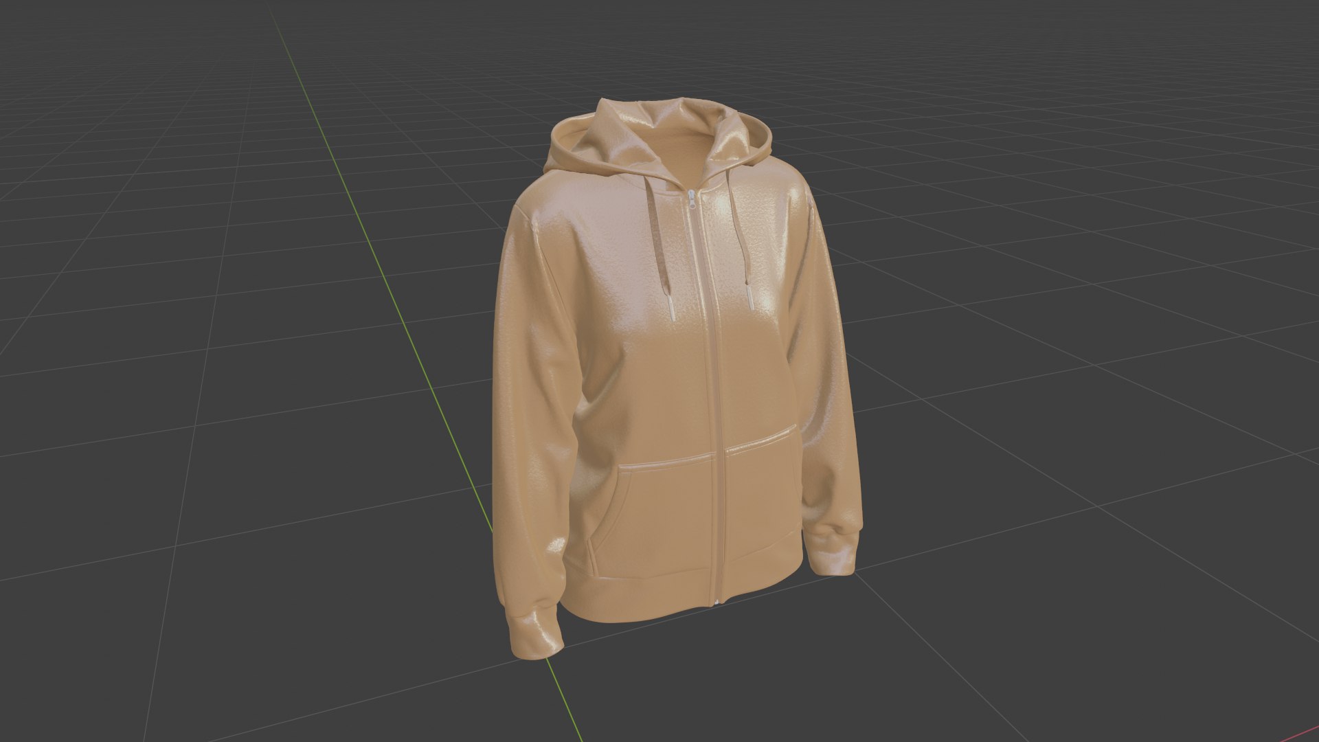 3D Zip-up Hoodie Model - TurboSquid 1884729