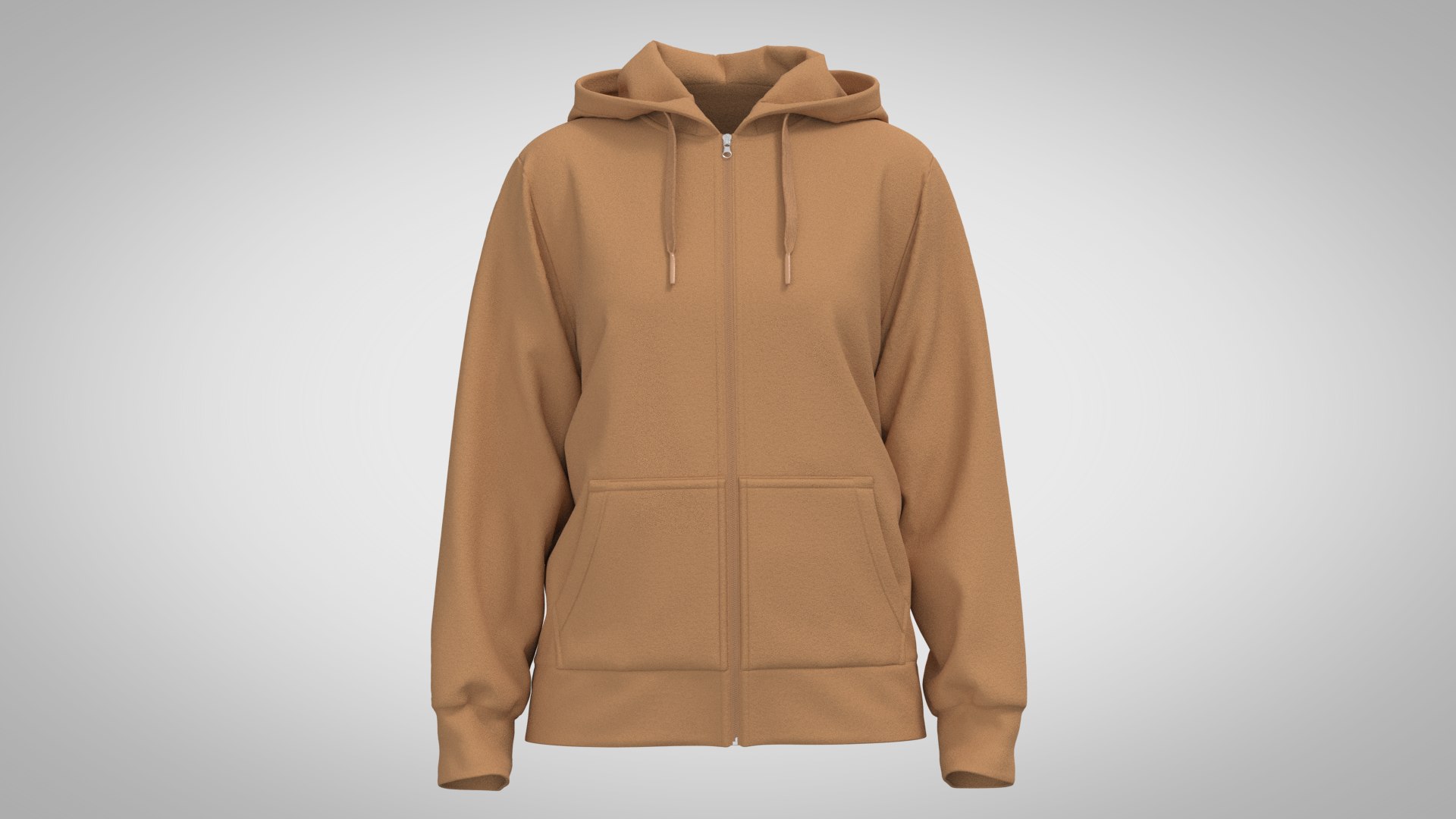 3D Zip-up Hoodie Model - TurboSquid 1884729