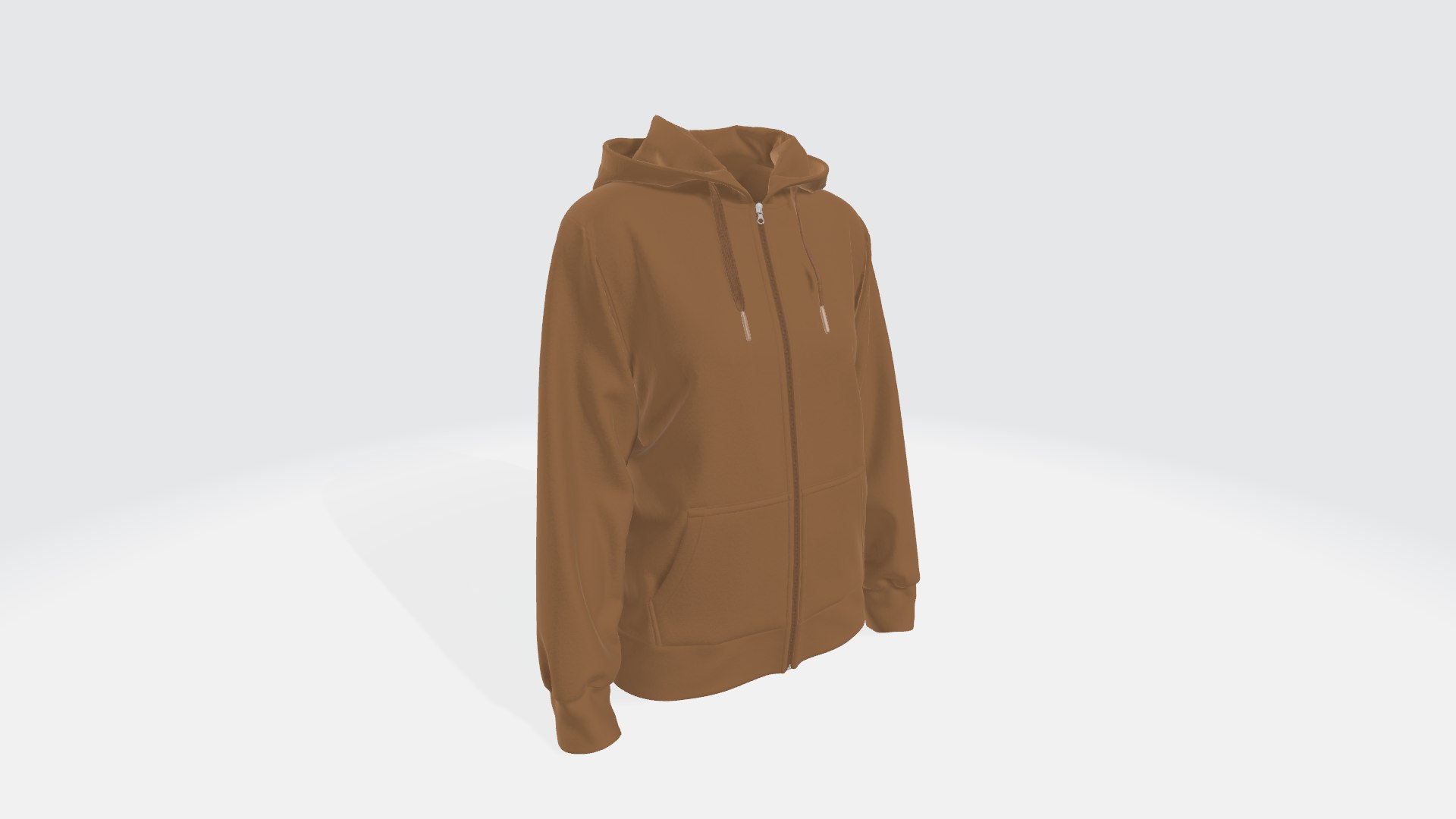 3D Zip-up Hoodie Model - TurboSquid 1884729