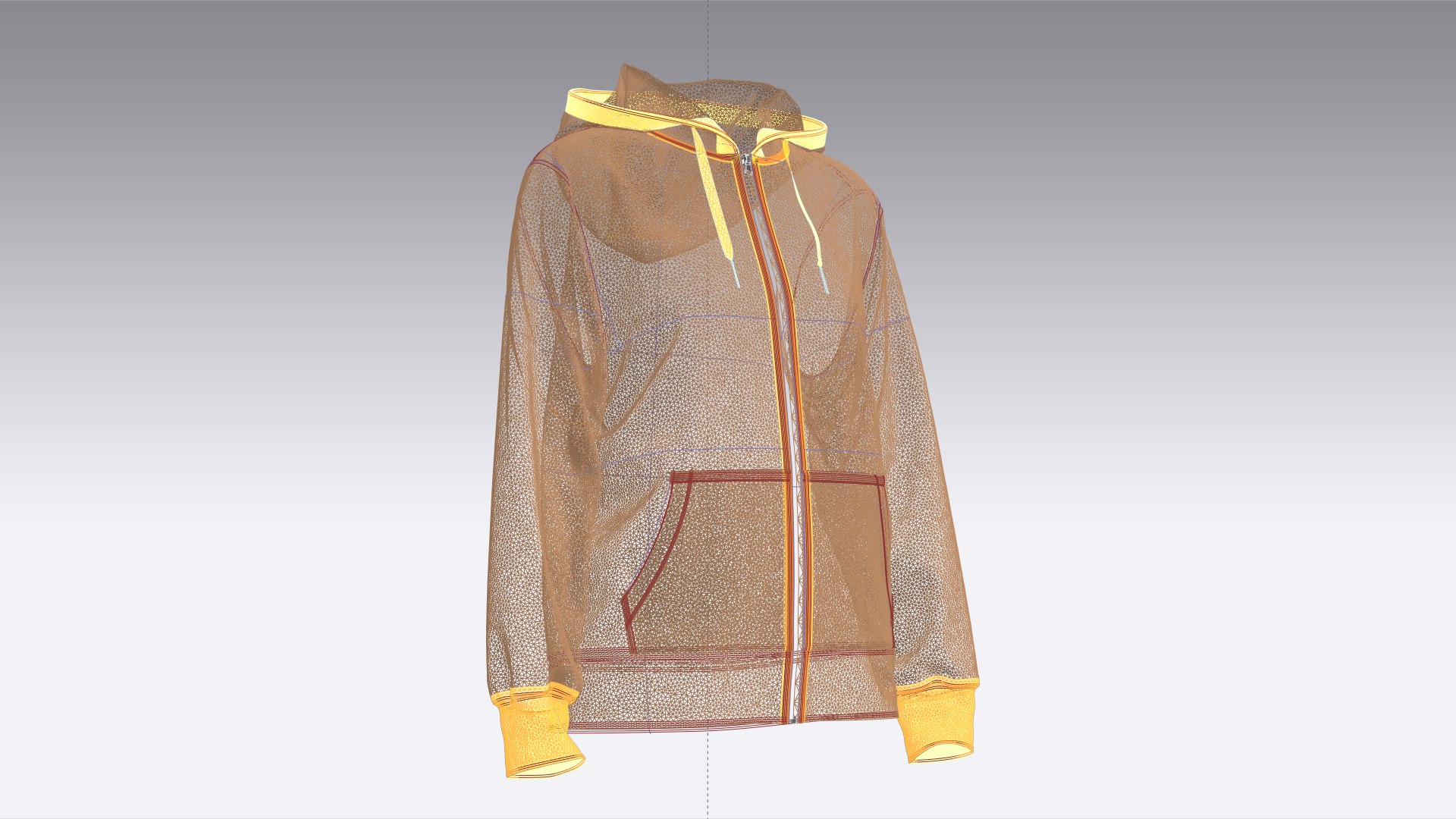 3D Zip-up Hoodie Model - TurboSquid 1884729