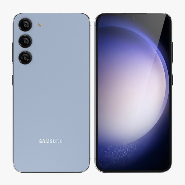 Samsung Galaxy S23 Plus Sky Blue 3D model - TurboSquid 2027555