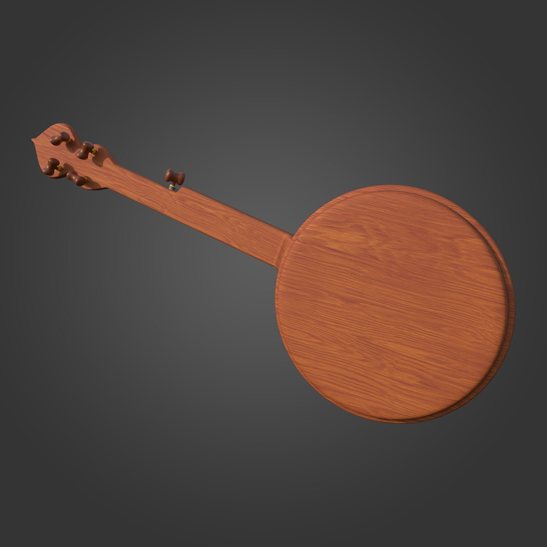 Cartoon Banjo 3D - TurboSquid 2368957