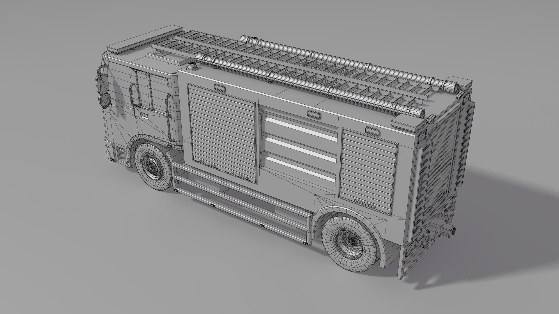 Chinese Firetruck Model - TurboSquid 2091415