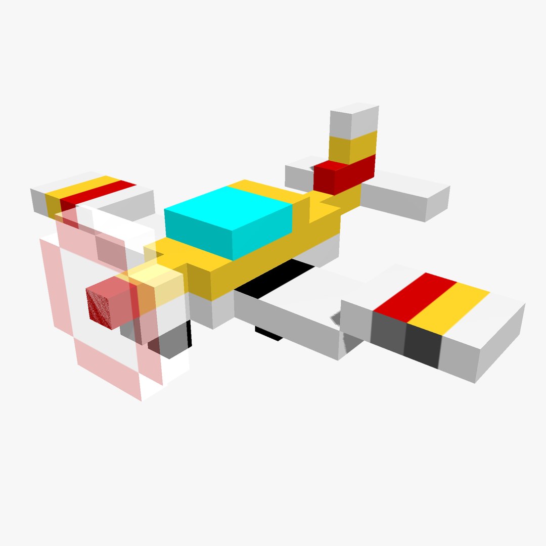 Z-142 pixelated 3D - TurboSquid 1904519
