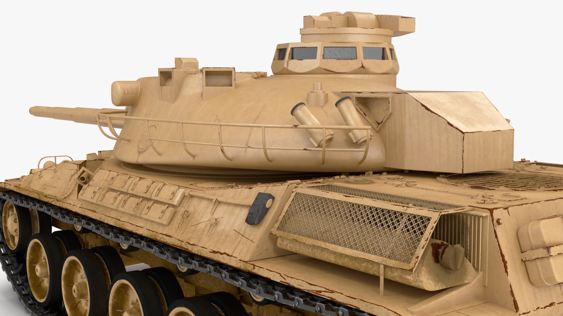 3D model Amx-30 French Army Main Battle Tank Rigged - TurboSquid 2068433