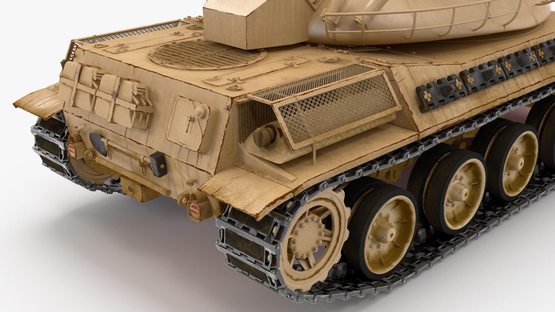 3D model Amx-30 French Army Main Battle Tank Rigged - TurboSquid 2068433