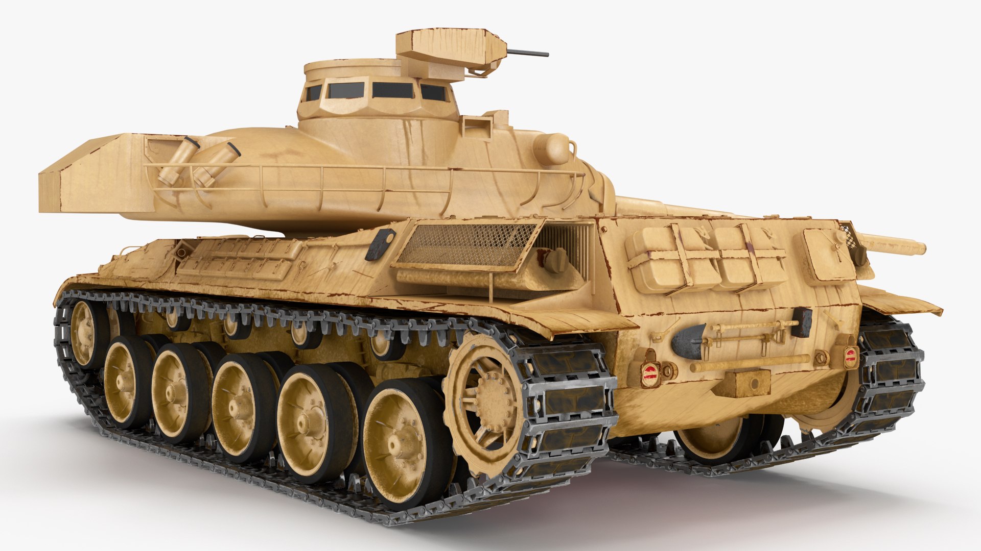 3D model Amx-30 French Army Main Battle Tank Rigged - TurboSquid 2068433