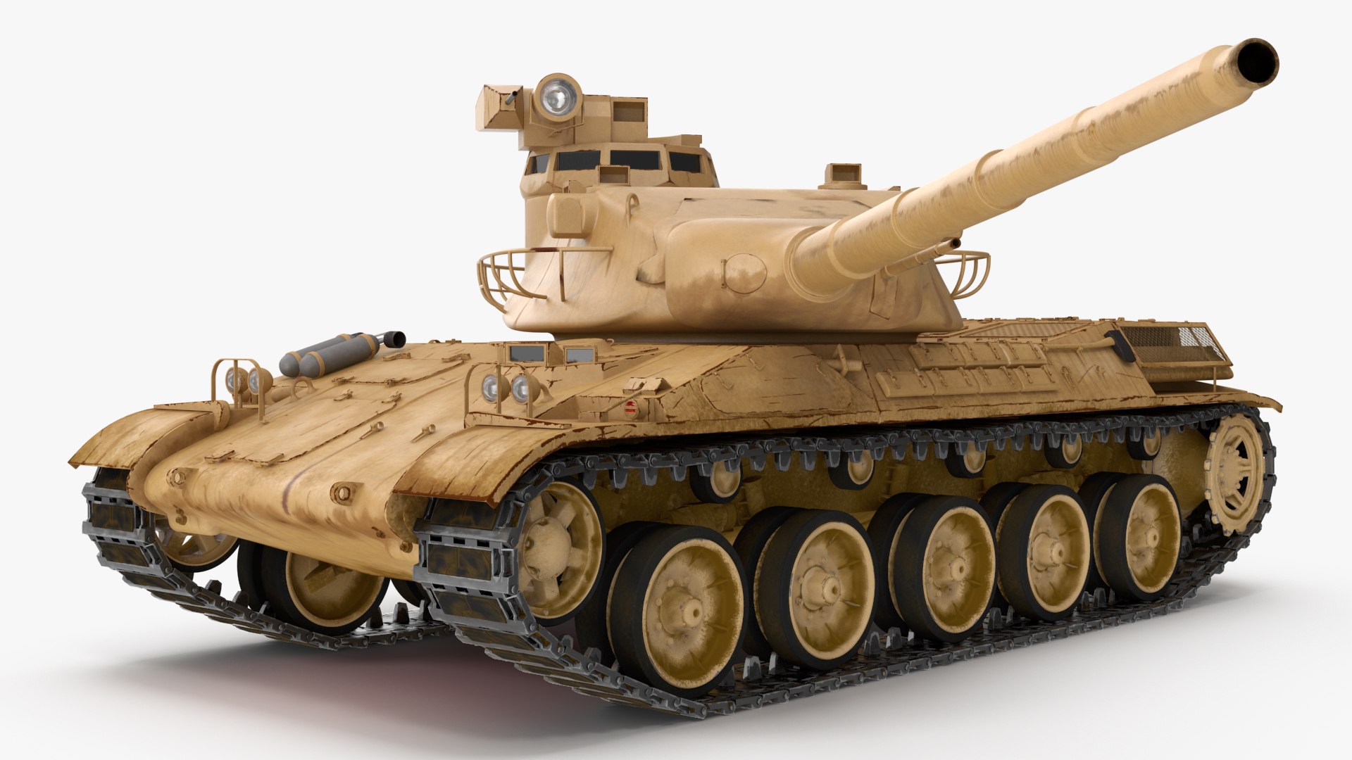 3D model Amx-30 French Army Main Battle Tank Rigged - TurboSquid 2068433