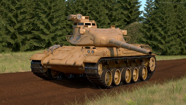 Amx-30 프랑스군 주력 전차 리지드 3D 모델 - TurboSquid 2068433